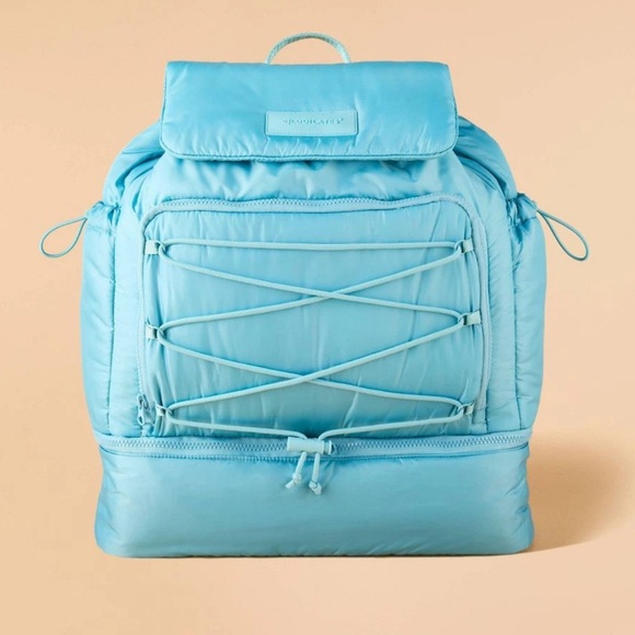 Blogilates | Bags | Blogilates Ultimate Trainer Backpack Sky Blue Nwt ...
